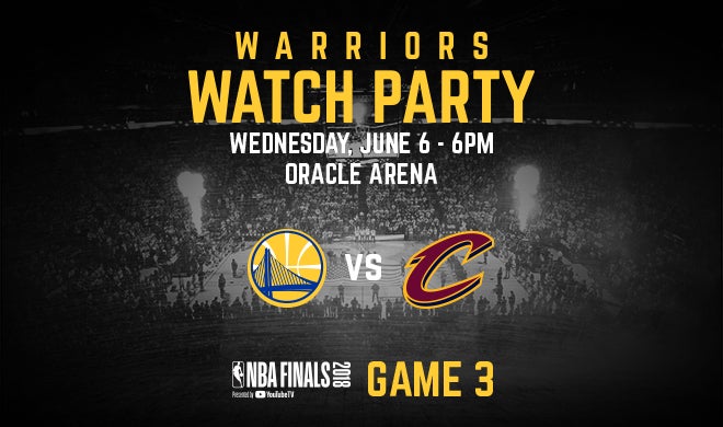 Official Warriors Watch Party | Oakland Arena